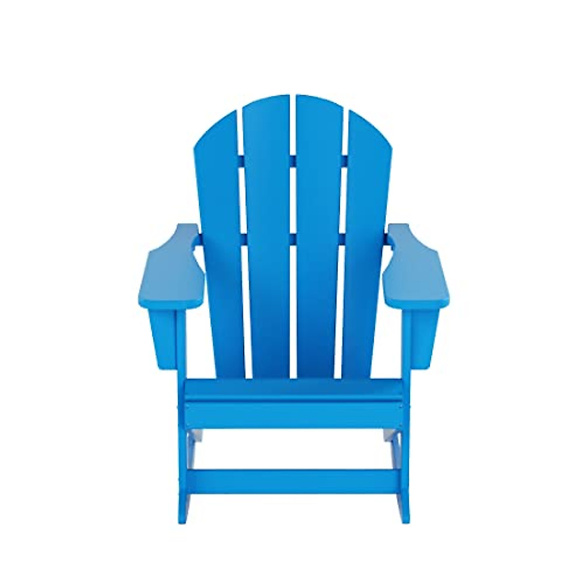 WO Home Furniture Patio Rocking Chair Outdoor Adirondack Rocker Chair (Pacific Blue)