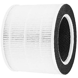 Nispira TD-1500 4-in-1 True HEPA Replacement Filters for Tredy Air Purifier TD-1500, 4 Packs