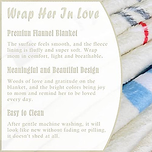 to My Daughter Blanket from Dad | Super Soft Daughter Gifts Letter Printed Throw Blankets 50"x60" | Daughter Gifts from Dad for Bed Couch | Valentines Birthday Present Ideas for Daughter from Dad