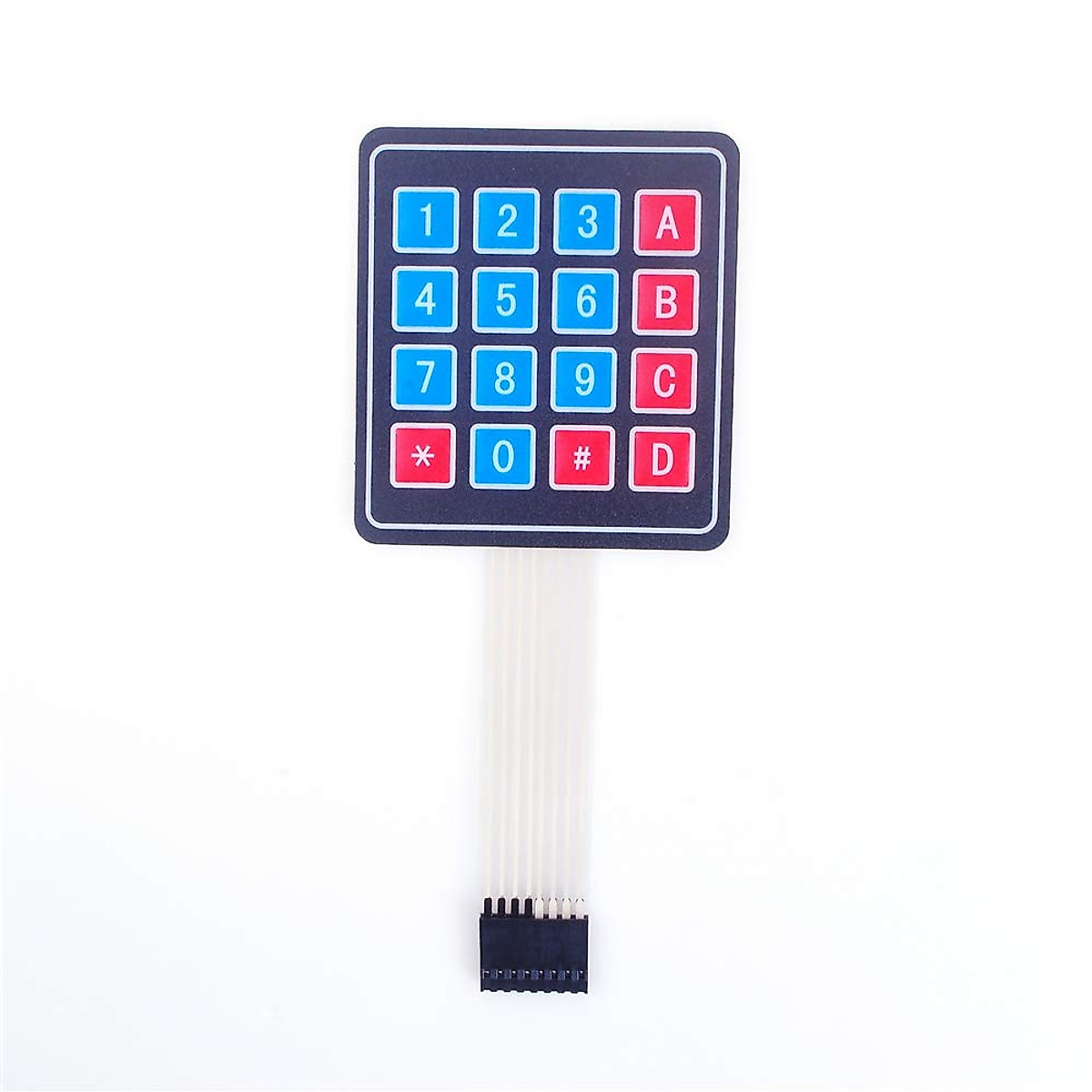 ANGEEK 5 Pcs 16 Key Membrane Switch Keypad 4X4 Matrix Keyboard for arduino DIY Kit