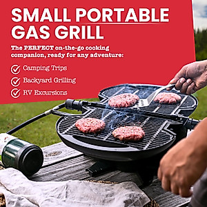 nomadiQ Portable Gas Grill + Griddle