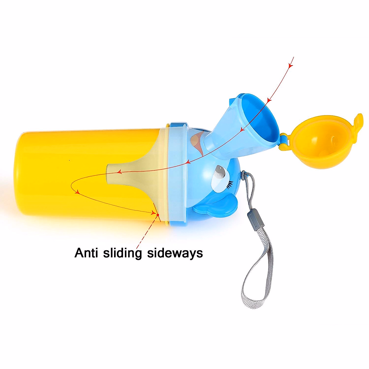 ONEDONE Portable Baby Child Potty Urinal Emergency Toilet for Camping Car Travel and Kid Potty Pee Training for Boys and Girls