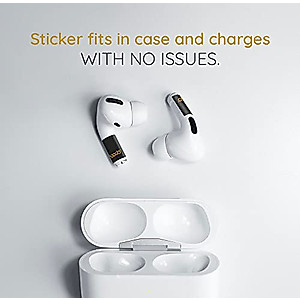 WaveBlock Pro, 2 Pair EarProtect Sticker for AirPods 3rd Generation or AirPods Pro 2, Harm Blocker for AirPods, 5G Shield Reduction, Fits in Case, Tested in FCC Certified Lab
