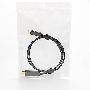 huaham Fiber Optic USB C to HDMI Cable 16.5ft, Type C to HDMI 2.0 Cable 4K@60Hz, Thunderbolt 3&4 Compatible with MacBook Pro/Air, Surface Go, Tablets, Laptops