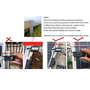 VADO VLTRA 30mm 35mm 40mm Solar Panel Water Drainage Clips,PV Modules Cleaning Clips for Water Drain Photovoltaic Panel Water Drain Clips (40)