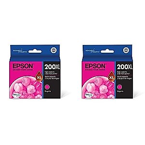 Epson T200 DURABrite Ultra -Ink High Capacity Magenta -Cartridge (T200XL320-S) for Select Expression and Workforce Printers, Large (Pack of 2)