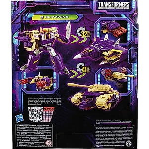 Transformers Toys Generations Legacy Series Leader Blitzwing Triple Changer Action Figure - Kids Ages 8 and Up, 7-inch