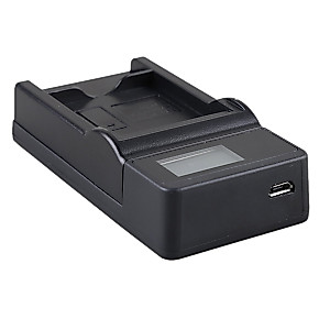 LCD Micro USB Battery Charger for Canon PowerShot SX620 HS, SX720 HS, SX730 HS Digital Camera