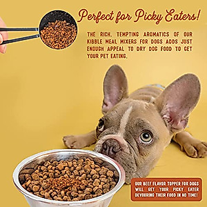 Beg & Barker Beef Dog Food Topper (5 oz, Pack of 1) - Premium Meal Mixers for Dogs - Healthy Dog Food Topper - All Natural, Dog Food Seasoning - High Protein Beef Dog Food Toppers