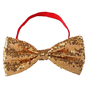 Kids Girl Princess It's My 1st/2nd Birthday Party Cake Smash Boutique Outfit Sequin Bow Tie Tulle Tutu Dress Clothes Gold Headband+Red(1 Years)