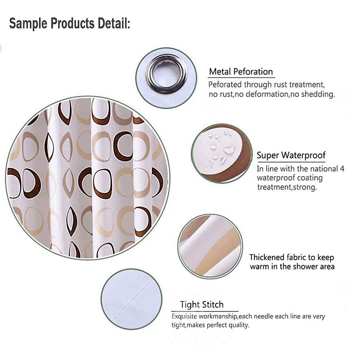 oFloral Cute Stylized Animals X-Long Shower Curtains for Bathroom Sets Chameleon Flamingo Giraffe Book Lion Lizard Rhino Polyester Shower Curtain with Hooks 72 x 84 Inch