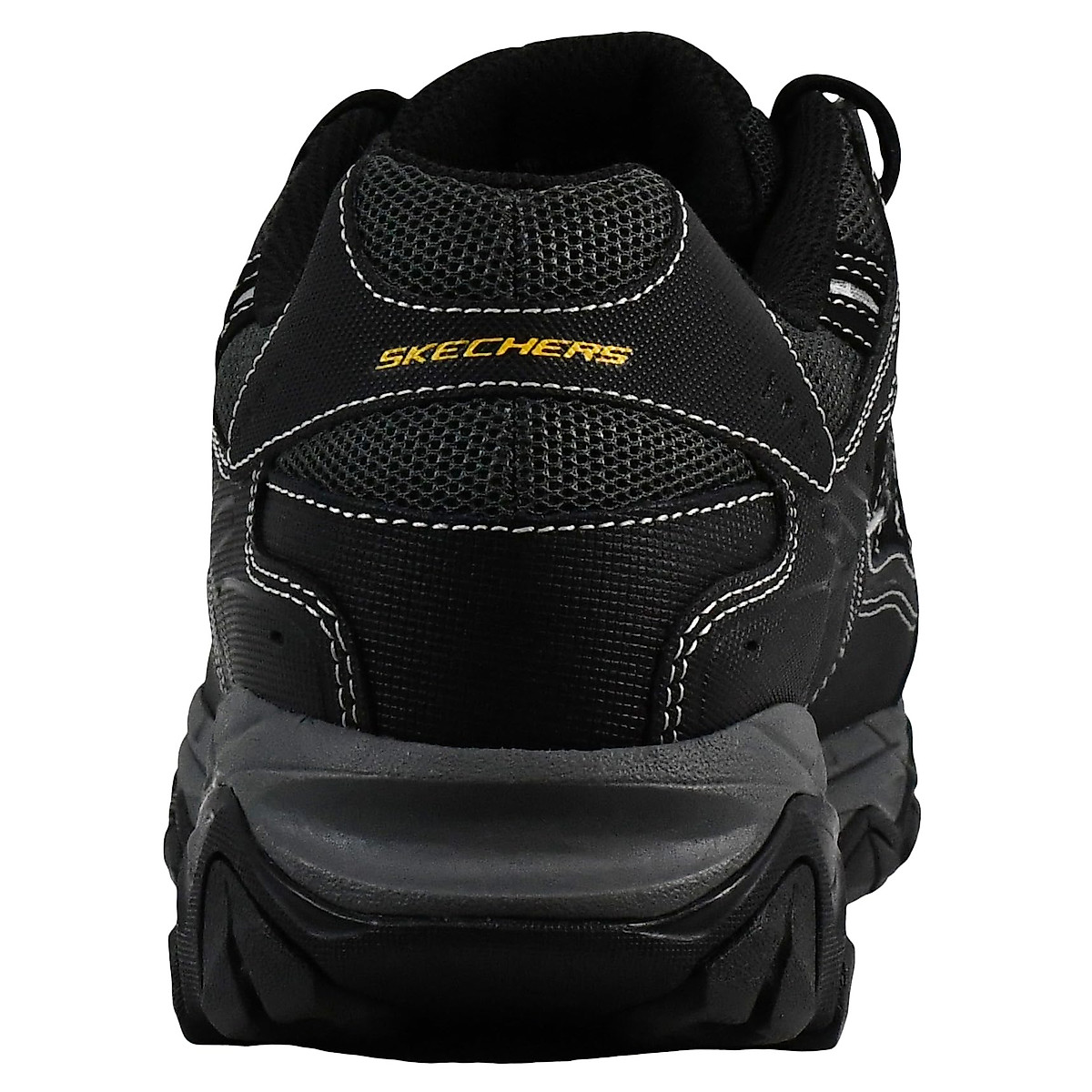 Skechers mens After Burn fashion sneakers, Black, 9 US