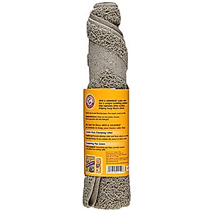 Petmate Arm & Hammer Half Circle Litter Mat, Pearl Tan