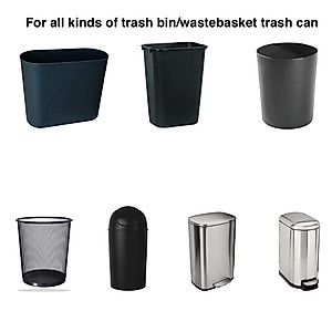 440 Counts 2.6 Gallon Trash Bags ENK Clear Small Trash Bags Bathroom Trash Bags Wastebasket Trash Bin Liners Small Garbage Bags for Home Kitchen and Office, fit 2-2.6 Gallon,10 Liter Trash Bins