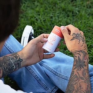 Hume Supernatural Aluminum Free Deodorant for Women & Men - Safe for Sensitive Skin - Probiotic, Plant-Based, Baking Soda Free, Aloe, & Cactus Flower, Anti Sweat, Stain & Odor – Wild Coral, 1-Pack