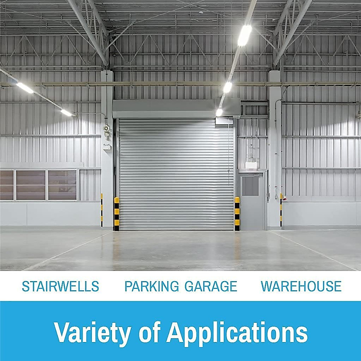 CLEANLIFE LED Vapor Tight Light Fixture 4ft, LED Wet Location Light, 4' Waterproof LED Shop Light Fixture Long, for Outdoor Cold Storage, Walk Ins, Garage, Freezer Light, Surface Mount, Instant On