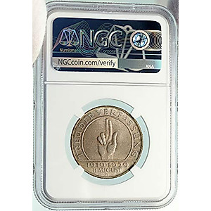 1 DE 1929D GERMANY Weimar Constitution President Hinde 3 Mark MS 64 NGC