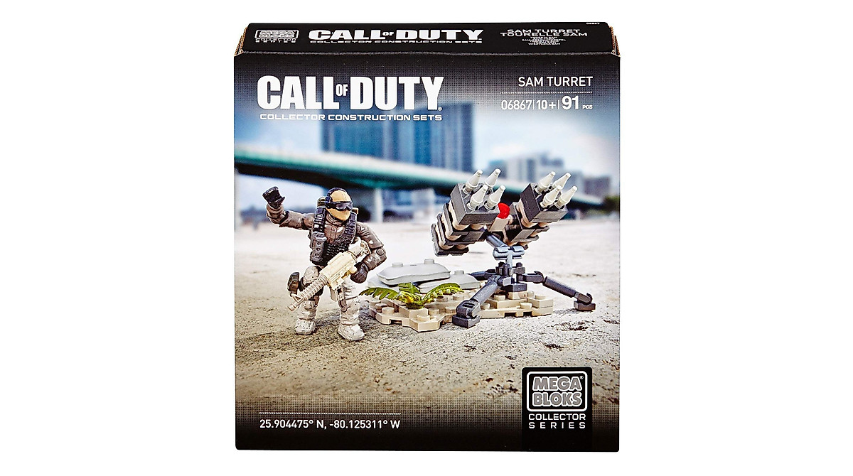 Mega Bloks Call Of Duty SAM Turret - Build & Collect