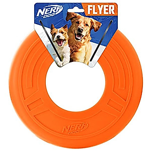 Nerf Dog 10in Atomic Flyer - Orange