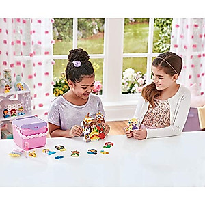 Aquabeads Disney Princess Creation Cube, Complete Arts & Crafts Bead Kit for Children - Over 2,500 Beads & Display Stand The Create Belle, Ariel, Tiana, Rapunzel and More