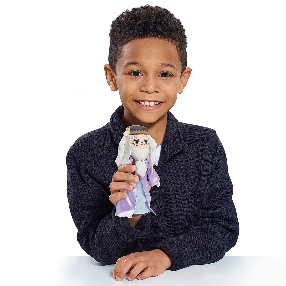 Harry Potter™ 8-Inch Spell Casting Wizards Professor Albus Dumbledore™Small Plushie with Sound Effects, Kids Toys for Ages 3 Up by Just Play