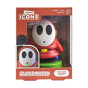 Paladone Super Mario Shy Guy Icon Light-Officially Licensed Nintendo Merchandise, White