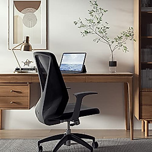 FLEXISPOT Office Chair Height Adjustable Computer Desk Chair Ergonomic Home Office Desk Chair with Y Shape Backrest Black