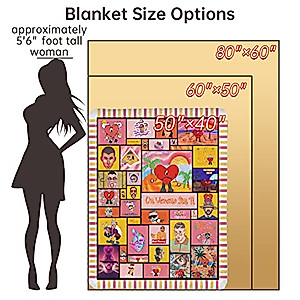 Blankets 50x40 Inch Flannel Throw Blanket Supercomfortable Soft Blanket Home Decoration