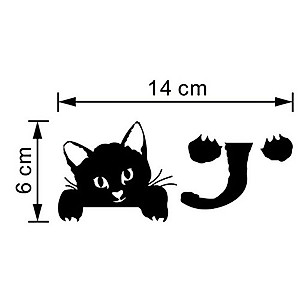 Cat Wall Stickers Kids Room Switch Stickers Light Switch Decor Art Break (Cat 3)