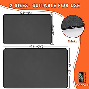 Coffee Mat,Coffee Maker Mat for Countertops,Dish Drying Mat for Kitchen,Coffee Bar Accessories Fit Under Coffee Machine Coffee Pot - Table Mat Under Appliance, Absorbent Draining Mat Dark Grey