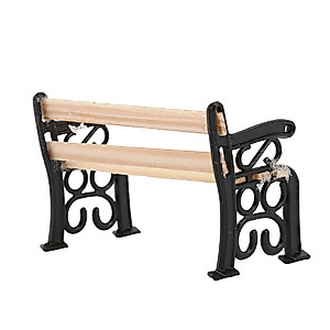 Xiaoxin 1/24 Miniature Patio Furniture Park Bench