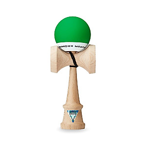 KROM Kendama POP Dark Green – Flawless Balance – Strong and Durable – Enhanced Cognitive Skills – Improved Balance, Reflexes, and Creativity – Kendama Model Pro Made For Beginners and Experts
