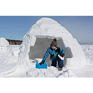 Superio Snow Brick Maker Igloo Snow Fort Building Kit Block Shaper and Toy Trowel, Sand Castle, Beach, Outdoor Winter Snow Toys for Kids