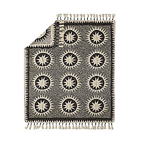Justina Blakeney Soleil Throw, Cream, 50x60''