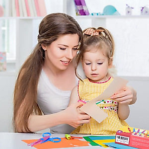 UCEC Craft Scissors Decorative Edge, Zig Zag Scissors, Kids Scissors, Safety Scissors, Design Pattern Scissors for Kids Toddler Adults, Crafting Scrapbooking Supplies for School, 6 Pack