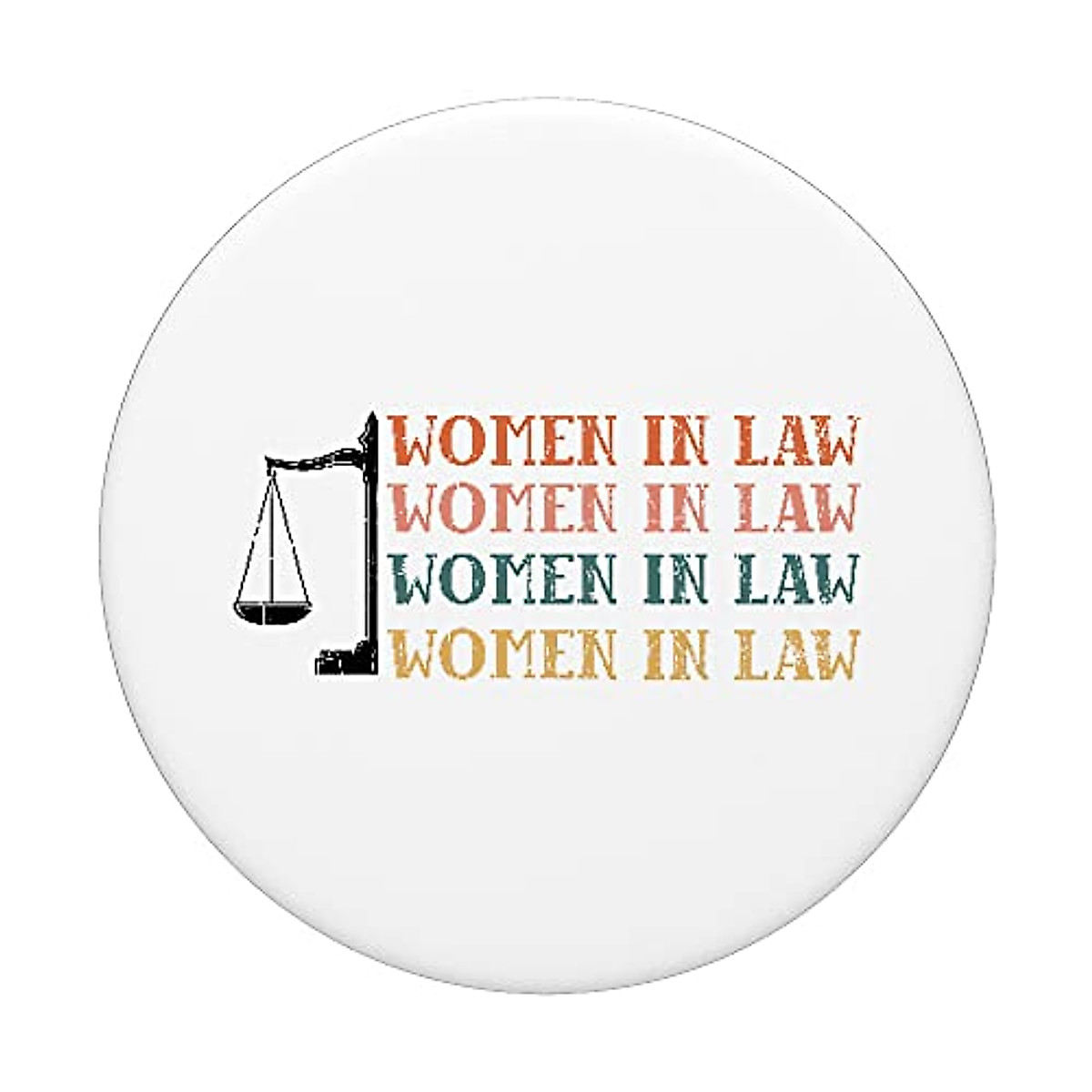 Women In Law Funny Lawyer Attorney Law School Graphic PopSockets Swappable PopGrip