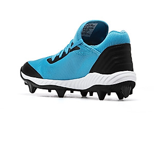 Boombah Women's Raptor Choice Molded Cleat Black/Purple/White - Size 8