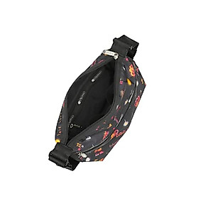 LeSportsac Stay True Small Hobo Crossbody Handbag, Style 3709/Color E481, Empowering Pop Art Style Words w Tie-Dye Effect: Be You, Stay True, Shine, Self Love Club + Colorful Hearts