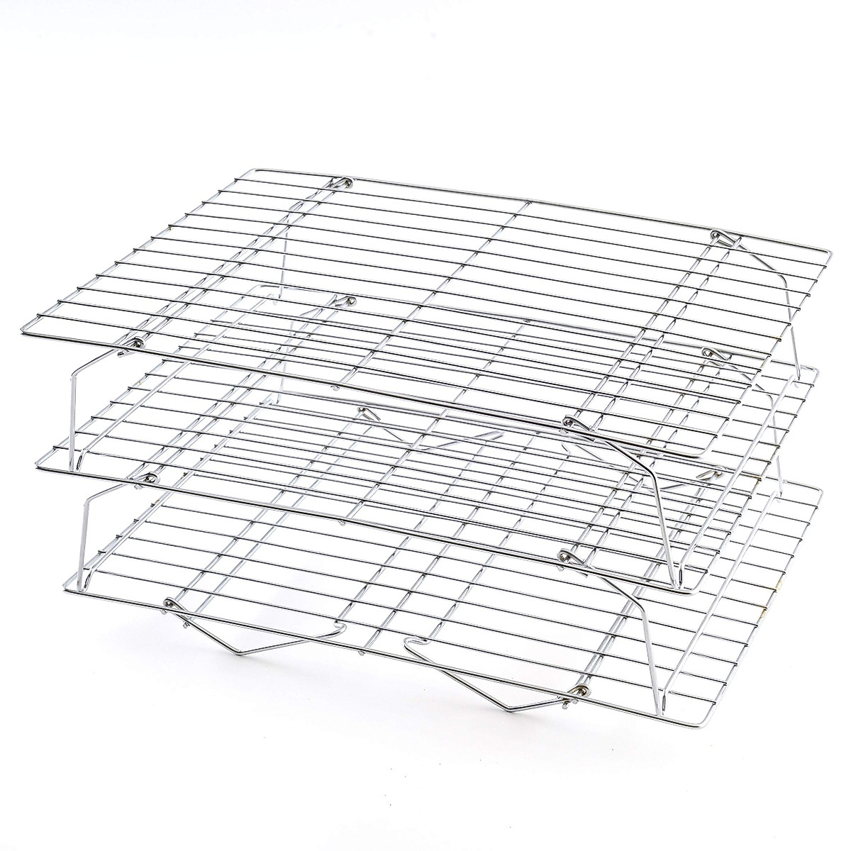 Norpro 3-Tier Stackable Cooling Rack Set, 12.5 x 18/32cm x 45.5cm