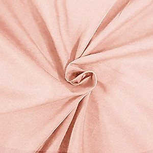 Superior Cotton Percale Deep Pocket, California, Blush, 4-Pieces Set, Cal King Sheets