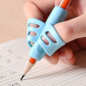 Pencil Grips, DMFLY Pencil Grips for Kids Handwriting, Children Pen Writing Aid Grip Set Posture Correction Tool for Kids Preschoolers Children, Hollow Ventilation Design, 3 Pack