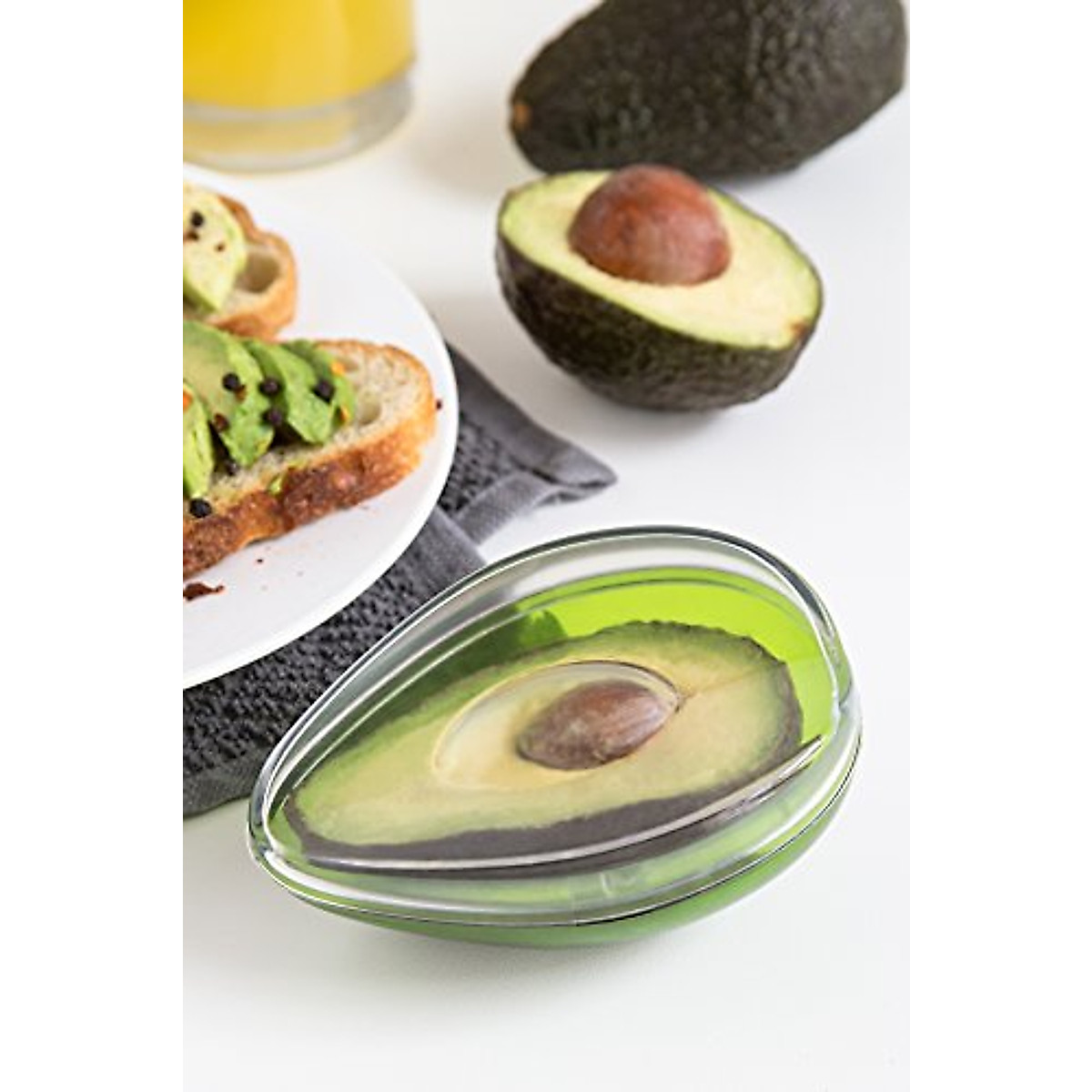 Tulz Avocado Save-A-Half, 3 x 4.5 x 2.25 inches, Green