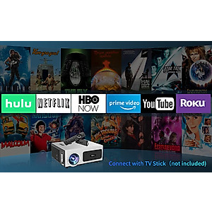 4K Projector,5G WIFI Bluetooth Projector Max500"Display,900ANSI Native1080P Projector,Outdoor Projector Support 50%Zoom.4P/4D & ±50°Keystone,PPT.Dolby.Movie Projector Compatible iOS/Android/Win/TV/PS5