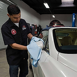 Chemical Guys MIC_703S_01 Premium Waffle Weave Drying Towel, Light Blue (36"x 25") Great for Larger Cars, Trucks, SUVs, RVs & More