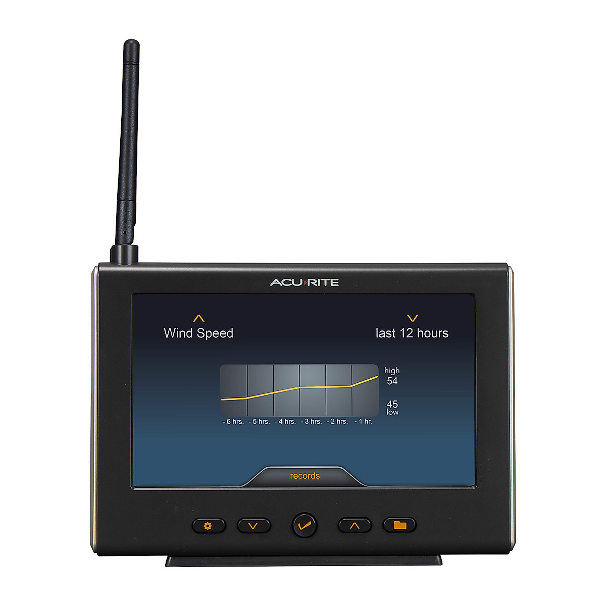 AcuRite 01210 Wi-Fi Indoor Outdoor Lightning Detection Weather Station for Home (01210M), Black