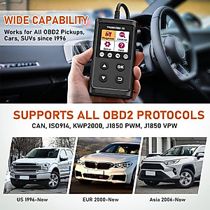 THINKCAR Thinkobd20 Automotive Code Reader, OBD2 Scanner, Check Engine Light, Emissions Scanner, Live Data Stream, Smog Check, Universal for All OBD II Protocol Cars After 1996 [Elite Version]