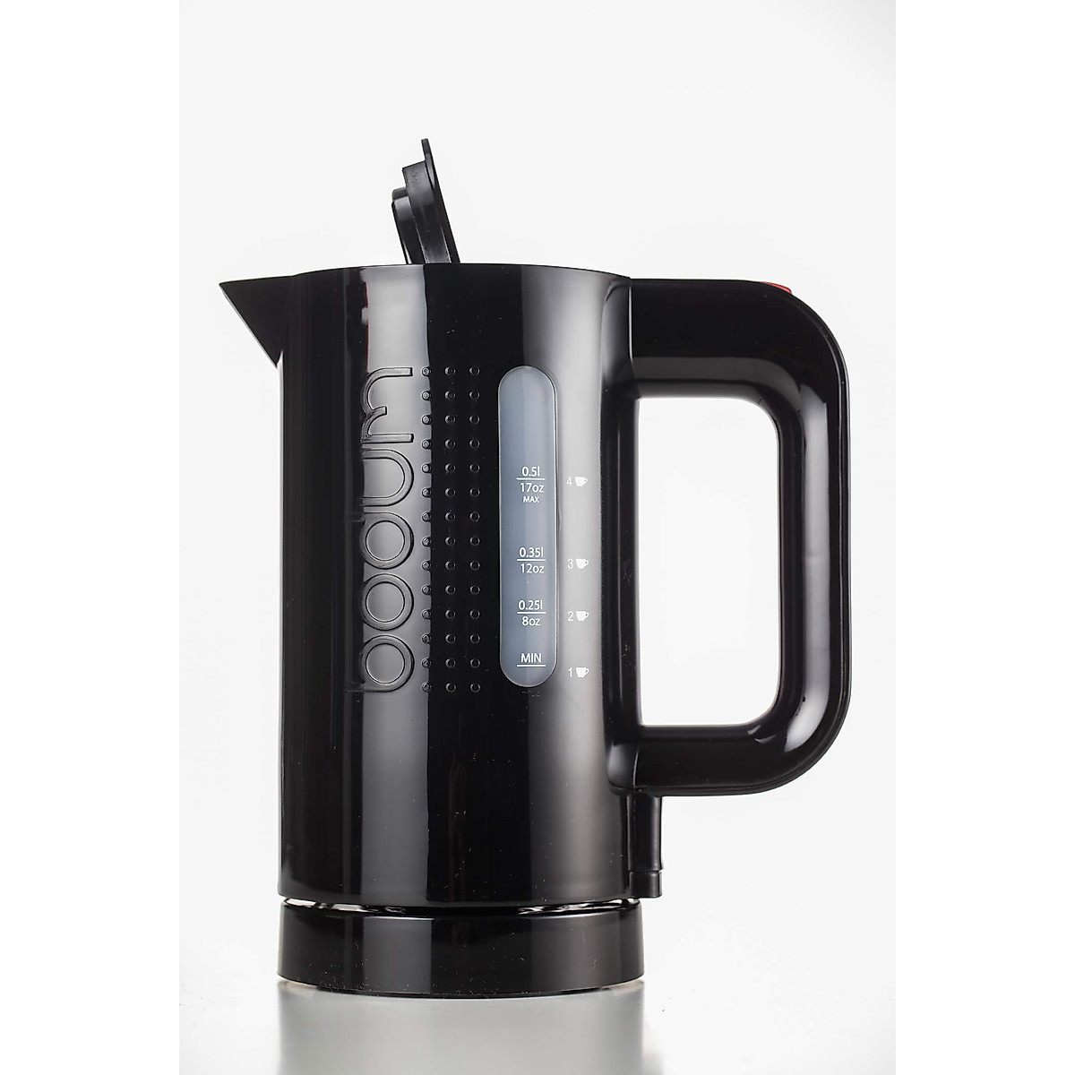 Bodum Bistro Electric Water Kettle (17 Ounce) and Brazil French Press Coffee and Tea Maker (12 Ounce), Black