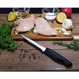 Ergo Chef Prodigy Series 6-Inch Boning Knife - High Carbon Stainless Steel - Medium Flex Blade – Ergonomic Non-Slip handle