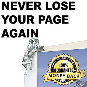 Cliffhangers Bookmark Novelty Gift Idea Inspirational Quote Cliff Hanger Climber Book Page Mark - Helping