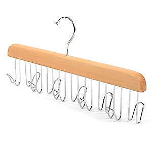 Umo Lorenzo Belt Hanger - Closet Accessories Organizer Hooks for Belts, Ties, and Scarves